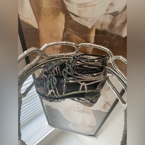 Hermes | Shoes | Herms Python Cage Sandle Size 6 36 | Poshmark